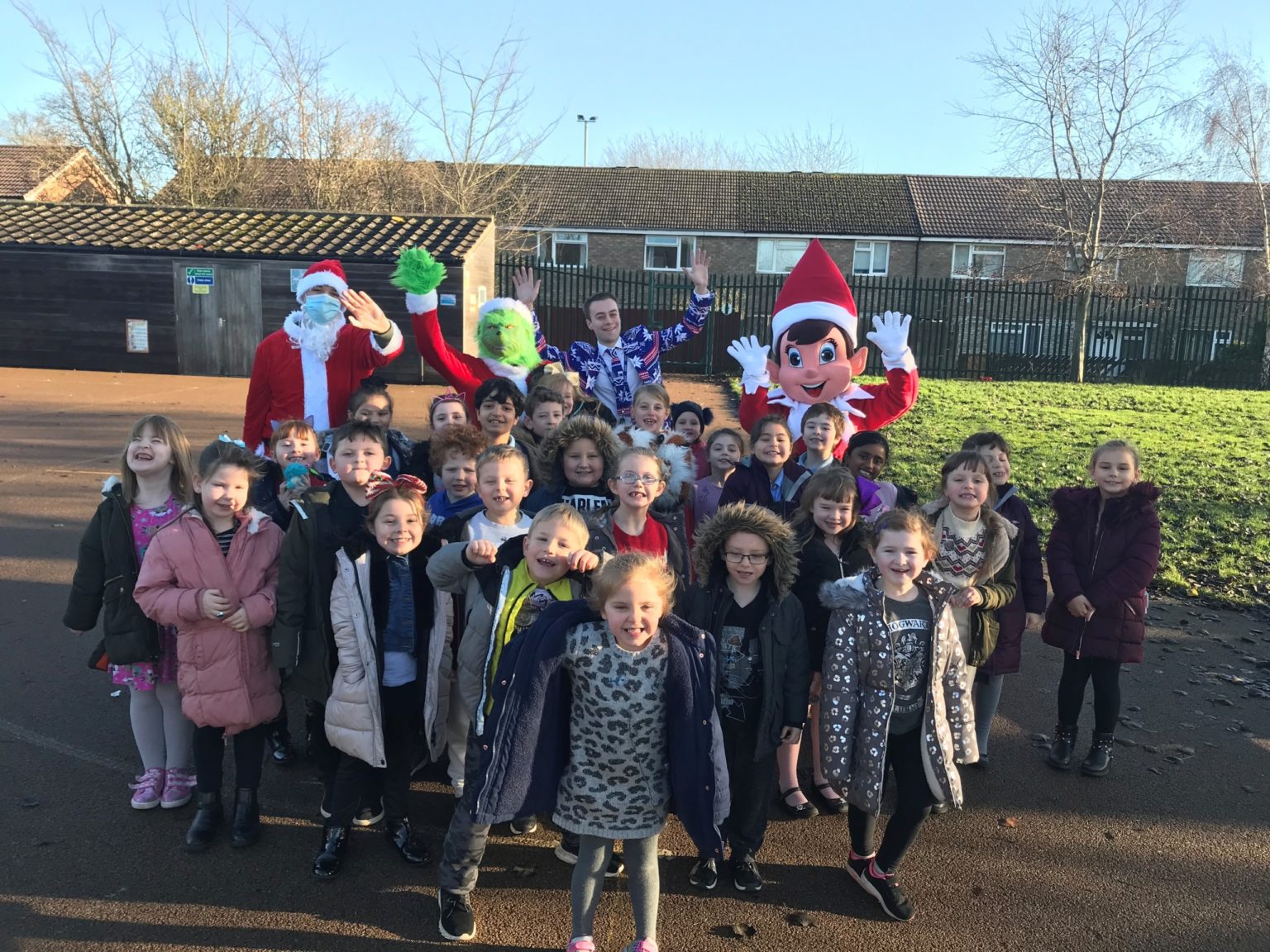 Christmas Characters Visit The West Grantham Church Of England Primary Academy