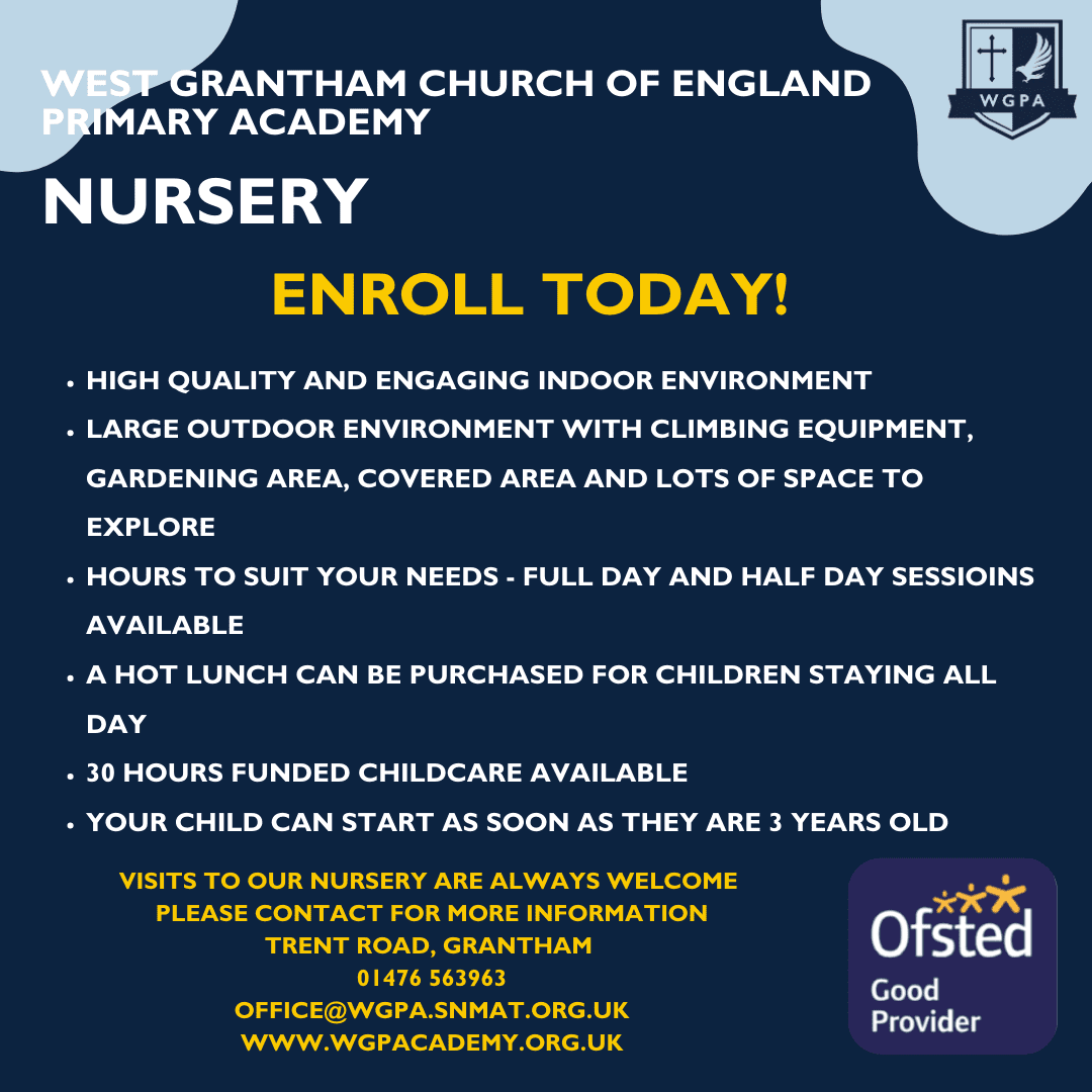 Nursery Flyer Spring 2025 - The West Grantham Church of England Primary Academy